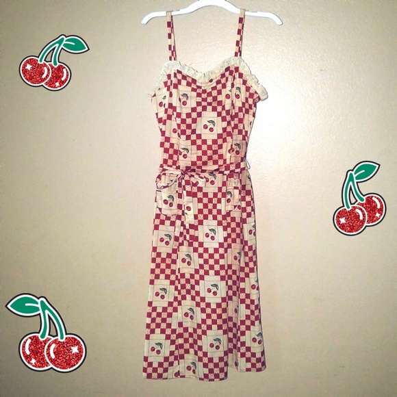 Stop Staring | Dresses | Rare Stop Staring Cherry Vintage Style Dress ...